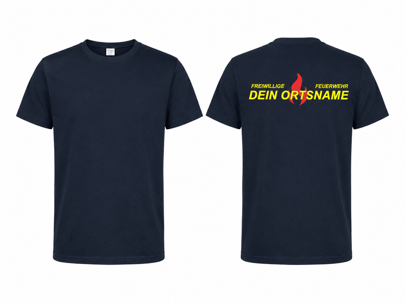 Feuerwehr T-Shirt Individuell mit Ortsnamen bedruckt – Magic Stars ...